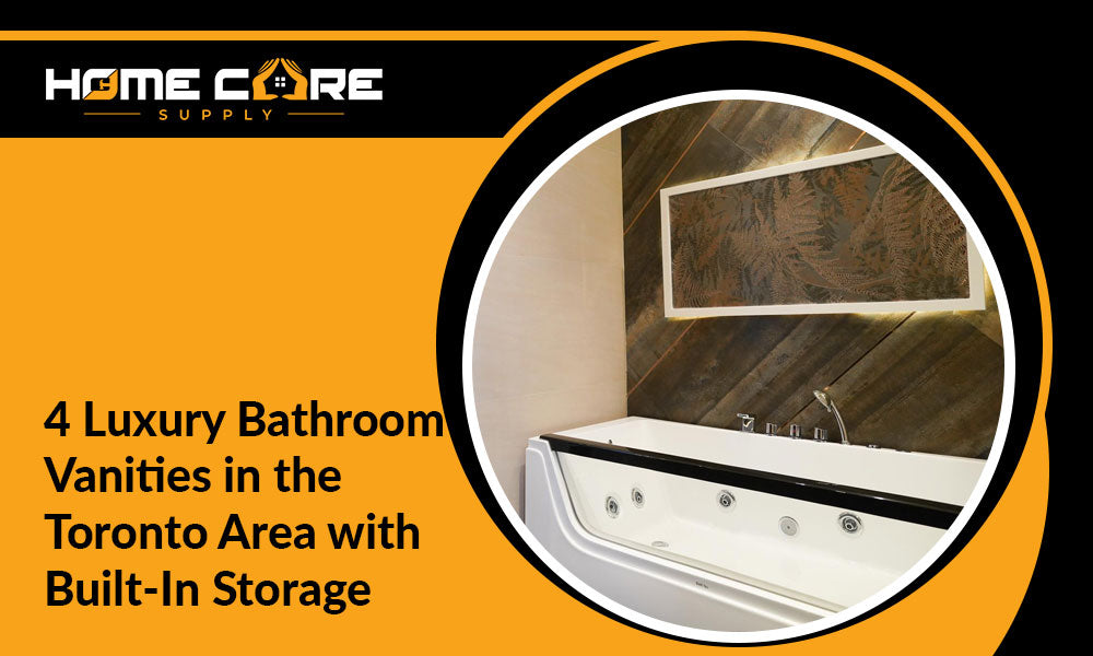 4 Luxury Bathroom Vanities in the Toronto Area with Built-In Storage